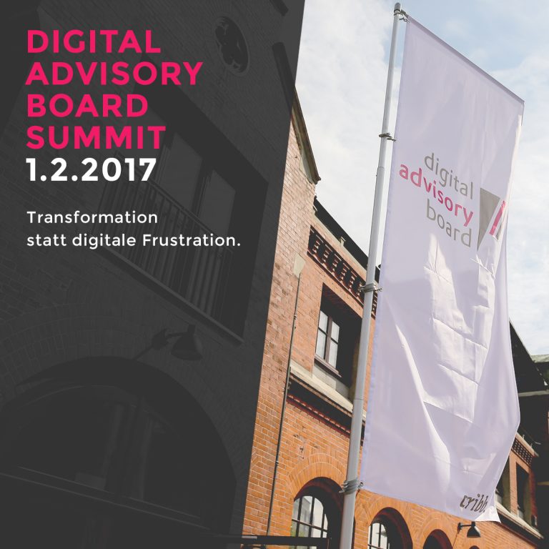 Netzpiloten sind Partner des Digital Advisory Board Summits 2017 ...